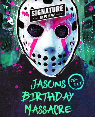 Jason's Birthday Massacre - RIGFIFTYONE Halloween takeover | London ...