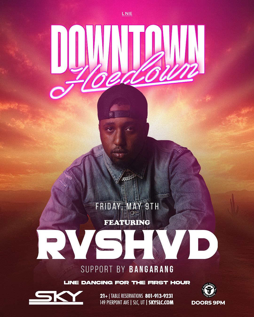 DOWNTOWN HOEDOWN ft. RVSHVD at SKY Tickets at Sky SLC in Salt Lake City ...