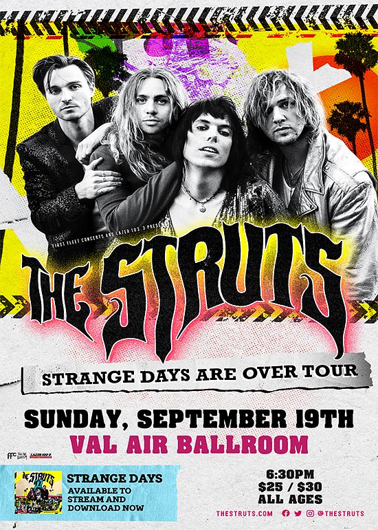 The Struts - Strange Days Are Over Tour Tickets at Val Air Ballroom in ...