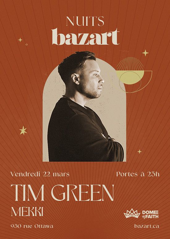 Tim Green Tickets at Bazart in Montreal by New City Gas | Tixr