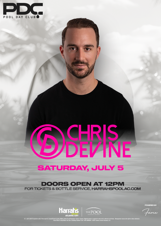 CHRIS DEVINE at The Pool Day Club Tickets at The Pool at Harrah's ...