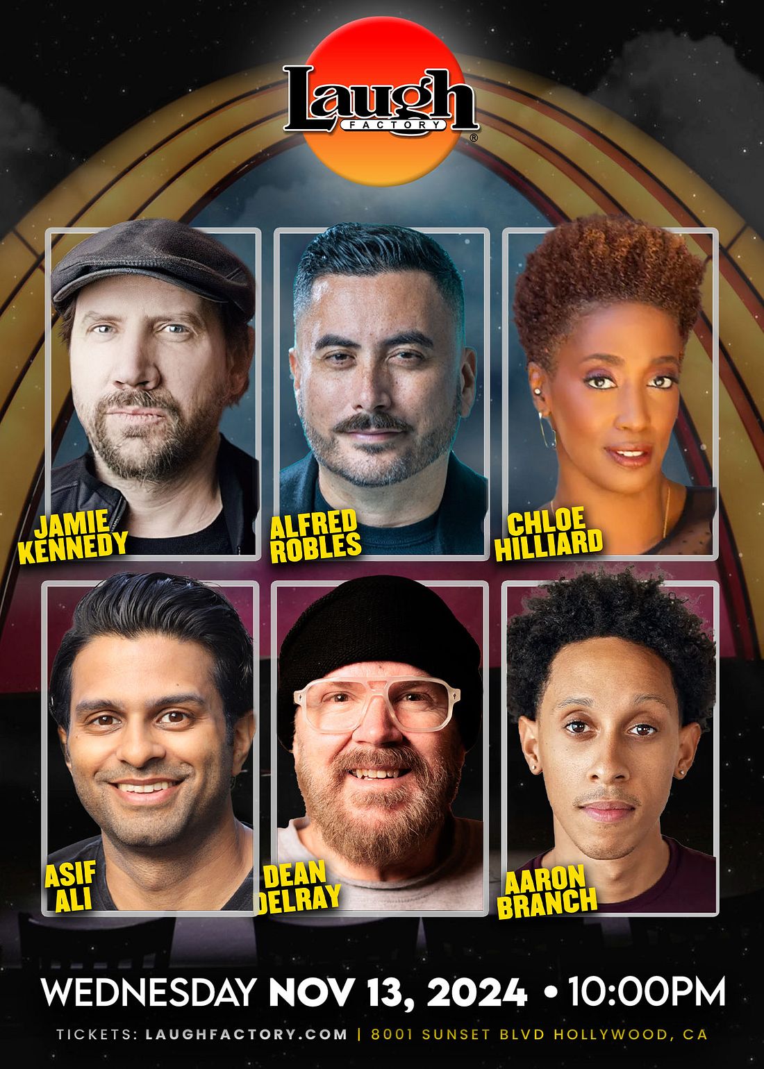 Wednesday All-Star Comedy Tickets at Laugh Factory Hollywood in Los ...