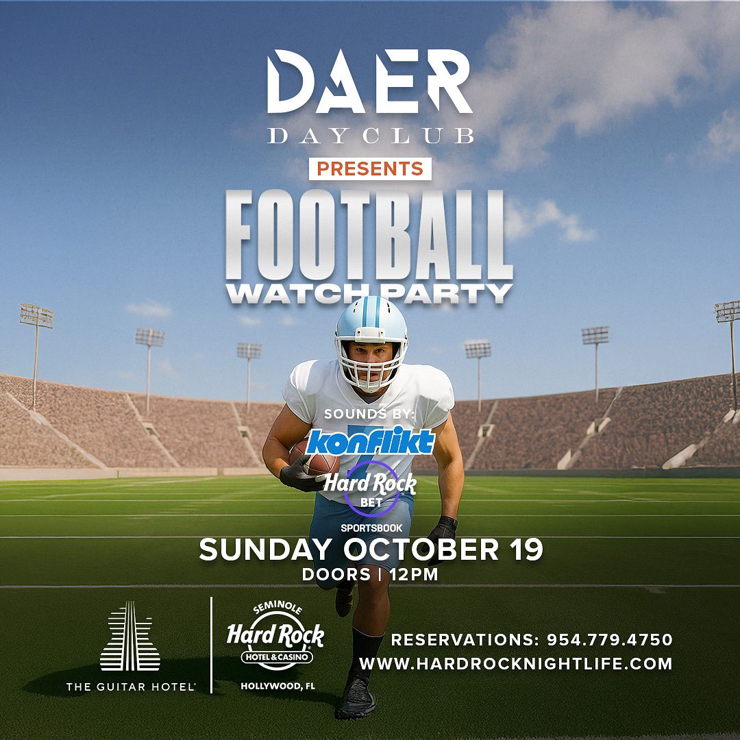 Sunday, October 19th | DAER Dayclub Tickets at DAER Dayclub South ...