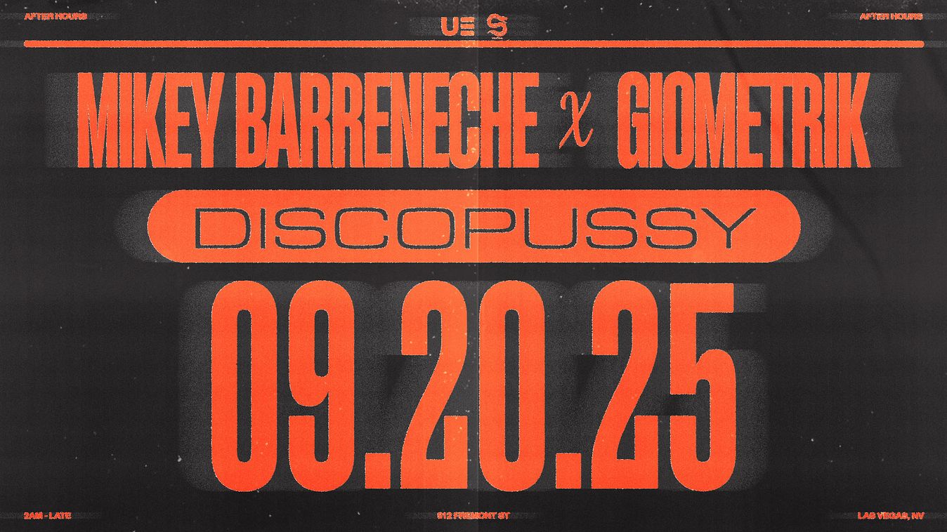 UNITY AFTERS w/ MIKEY BARRENECHE x GIOMETRIK Tickets at Discopussy in ...