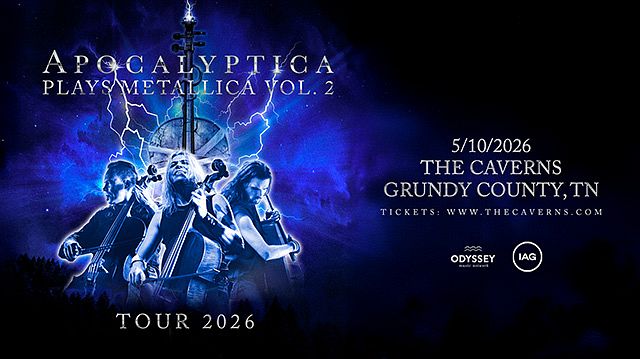 Apocalyptica Plays Metallica Vol. 2 in The Caverns Tickets at The ...