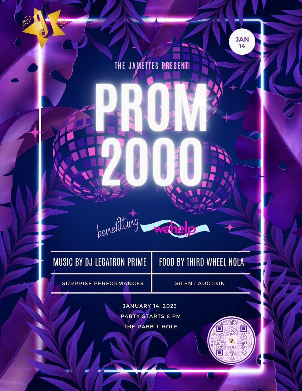 JAMETTES// 2nd Annual JamBall 2023 Tickets at The Rabbit Hole in New ...