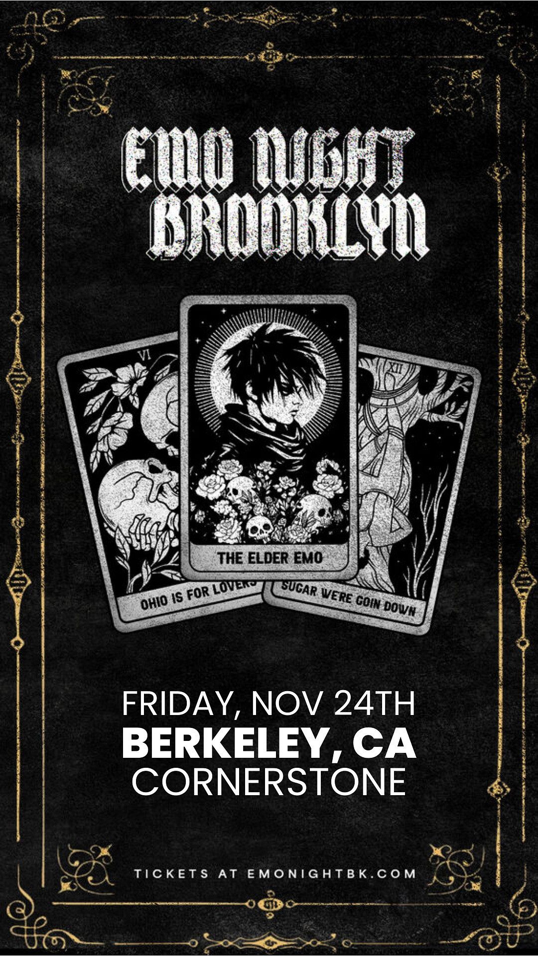 Emo Night Brooklyn Tickets at Cornerstone in Berkeley by Cornerstone ...