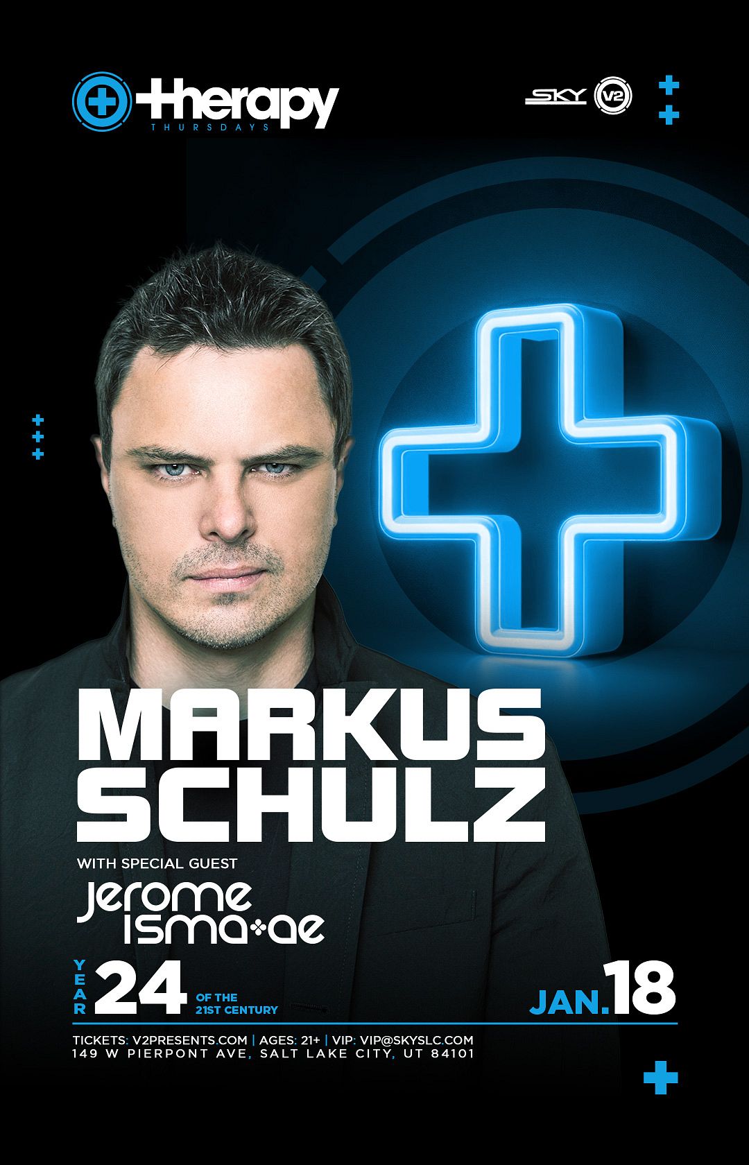 Therapy Thursdays ft. Markus Schulz Tickets at Sky SLC in Salt Lake City by SKY SLC | Tixr