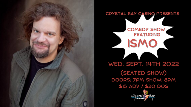 Comedy Show - ISMO (SEATED SHOW) Tickets at The Crown Room in Crystal ...