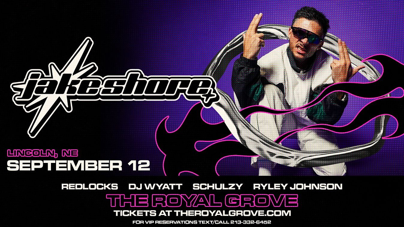 Jake Shore Tickets at The Royal Grove in Lincoln by The Royal Grove | Tixr