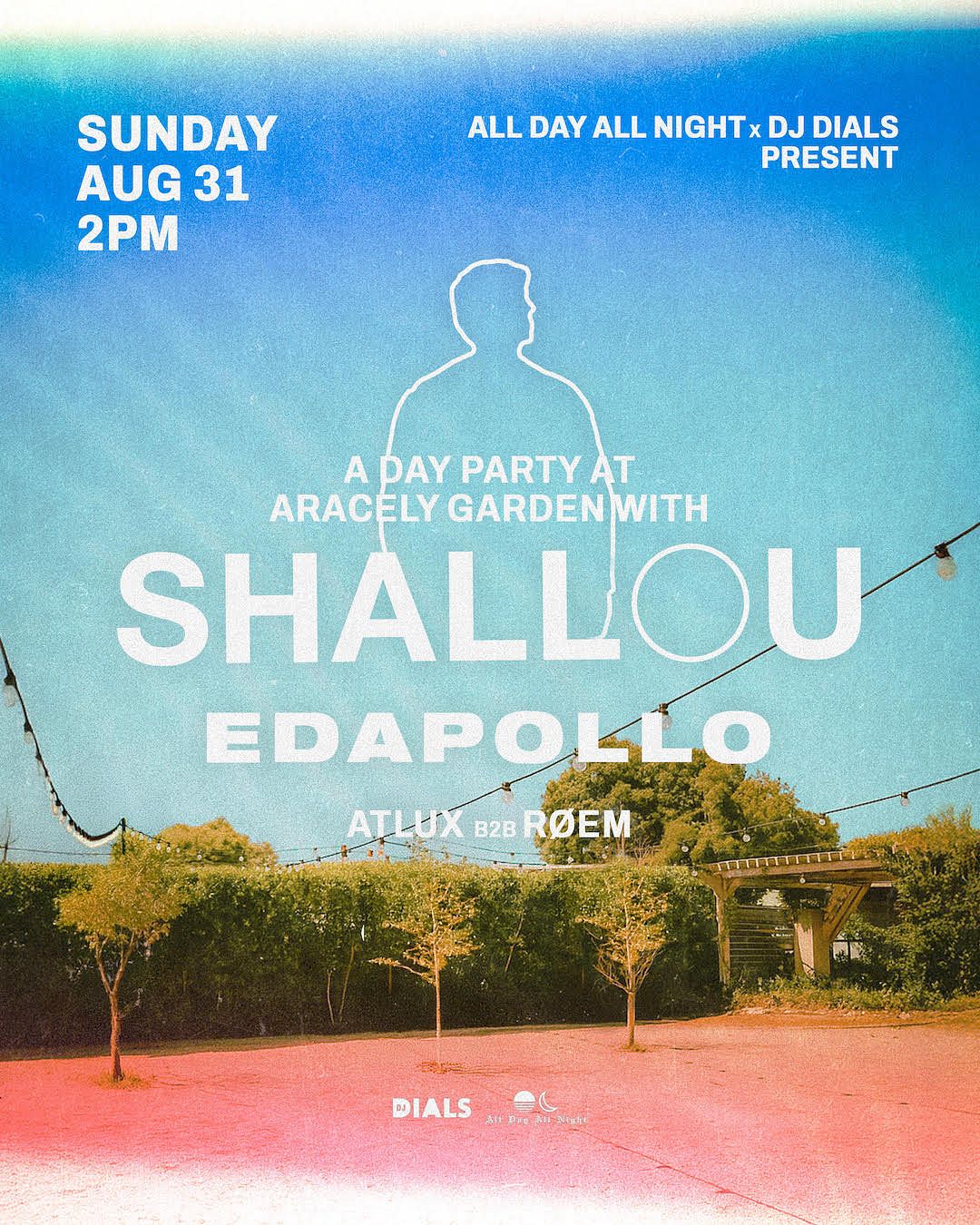 SHALLOU | Day Party at Aracely Garden Tickets at Aracely in san ...
