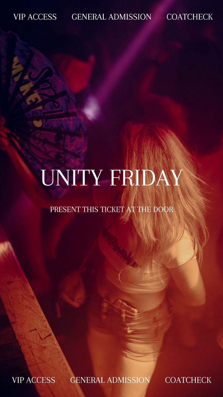Unity - Friday Tickets at Club Unity in Montréal by Club Unity | Tixr