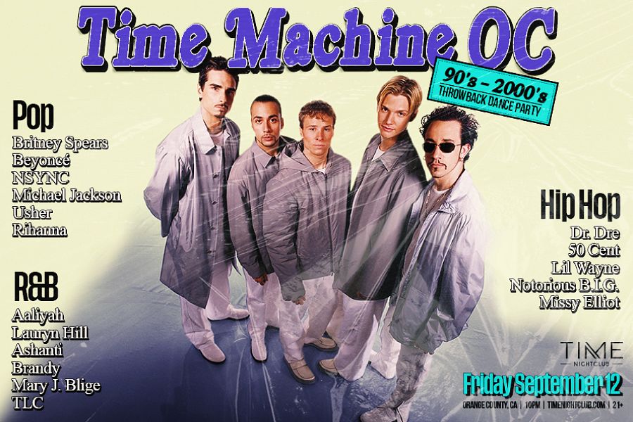 Time Machine: 90s-2000s Throwback Dance Party Tickets at TIME Nightclub ...