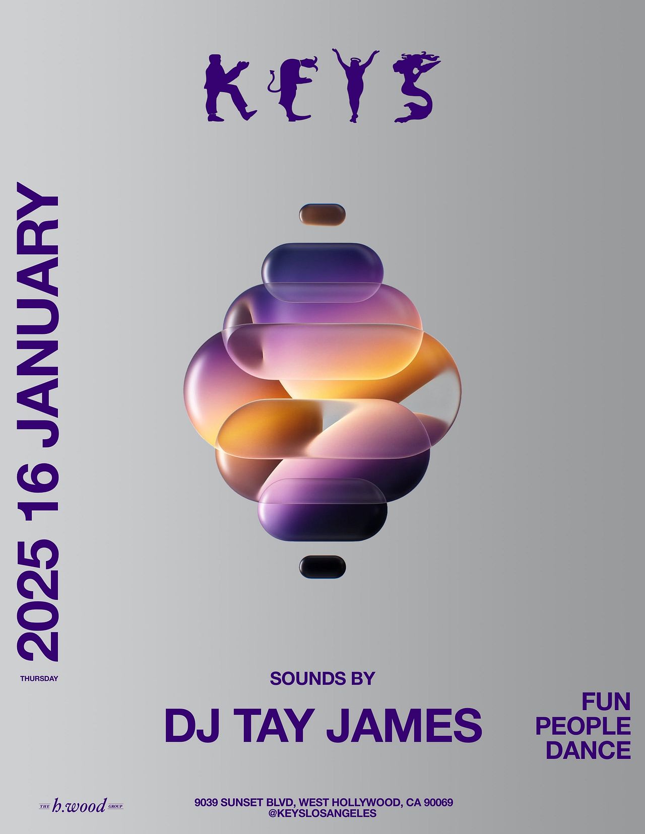 TAY JAMES Tickets at Keys in West Hollywood by Keys Los Angeles - h ...