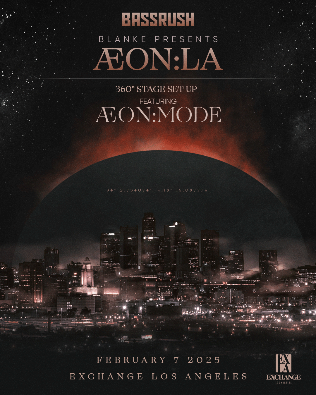 Bassrush x Blanke present ÆON MODE 360 Tickets at Exchange LA in Los ...
