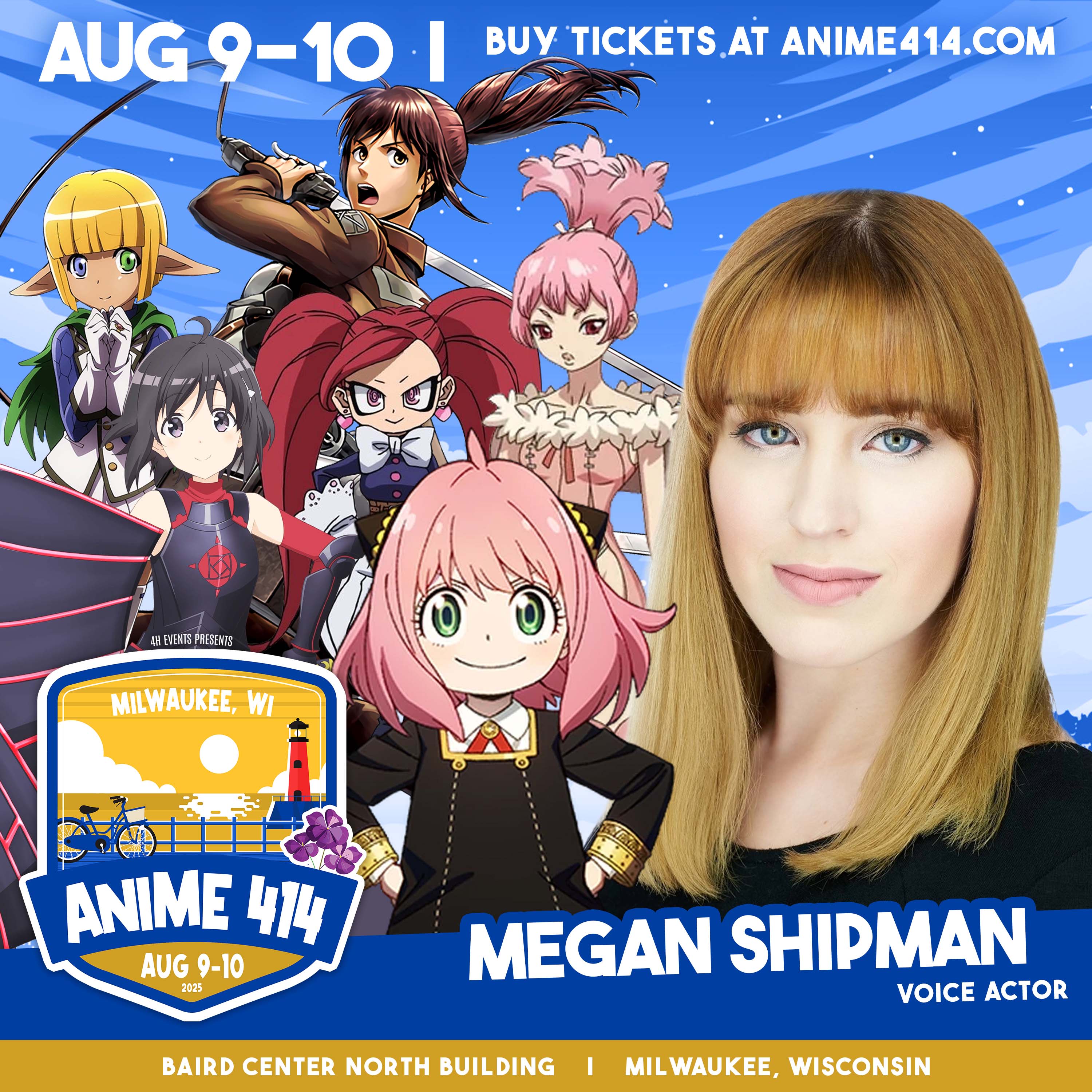 Anime 414 2025 - Milwaukee, Wisconsin Tickets at Baird Center in ...