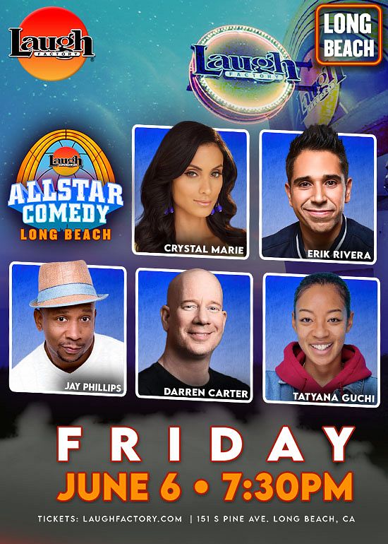 Friday All-Star Comedy Tickets at Laugh Factory Long Beach in Long ...