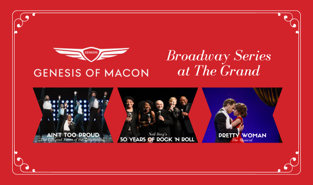 Genesis of Macon Broadway Series Night 2 Package Tickets at The ...