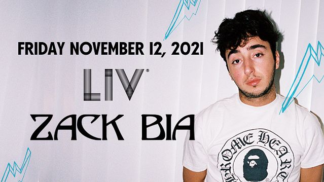 Zack Bia Tickets at LIV in Miami Beach by LIV | Tixr