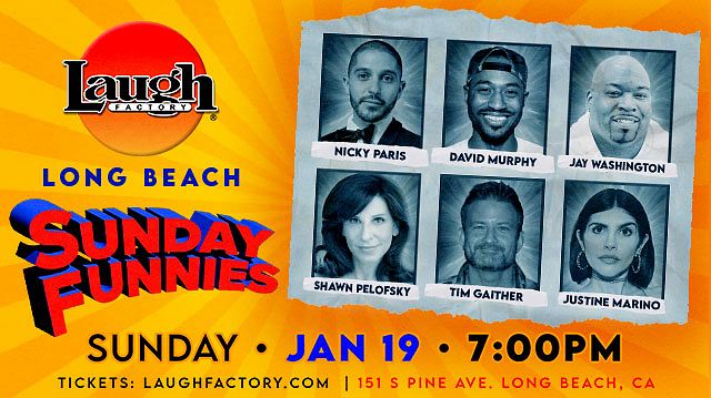 Sunday Funnies Tickets at Laugh Factory Long Beach in Long Beach by ...