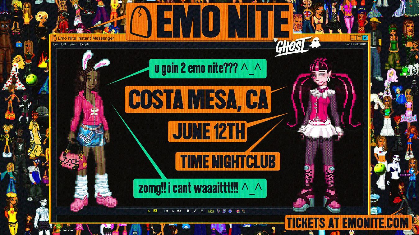 Emo Nite Tickets at TIME Nightclub in Costa Mesa by Time Nightclub | Tixr