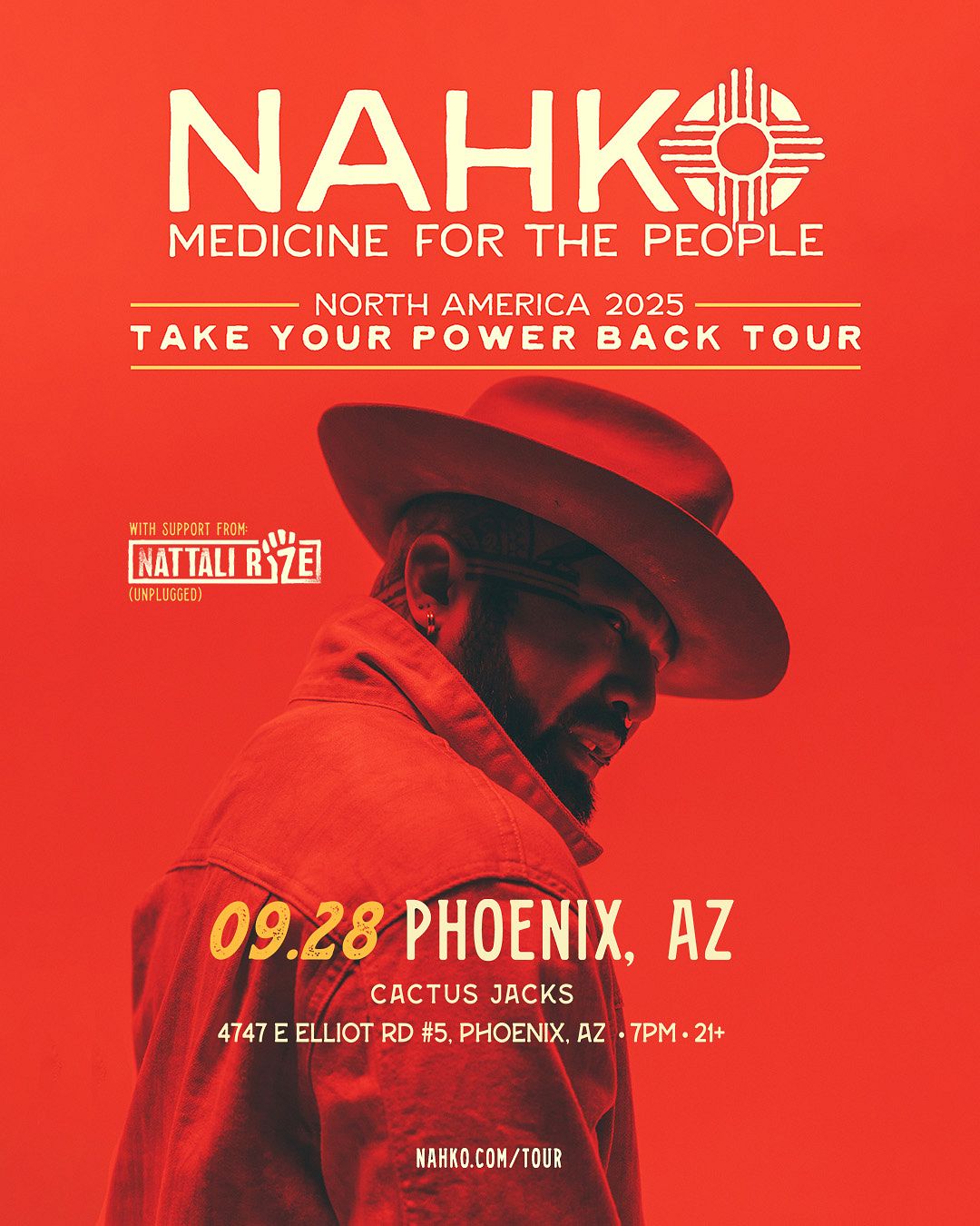 NAHKO AND MEDICINE FOR THE PEOPLE at Cactus Jack's Tickets at Cactus Jack's Bar & Grill in ...