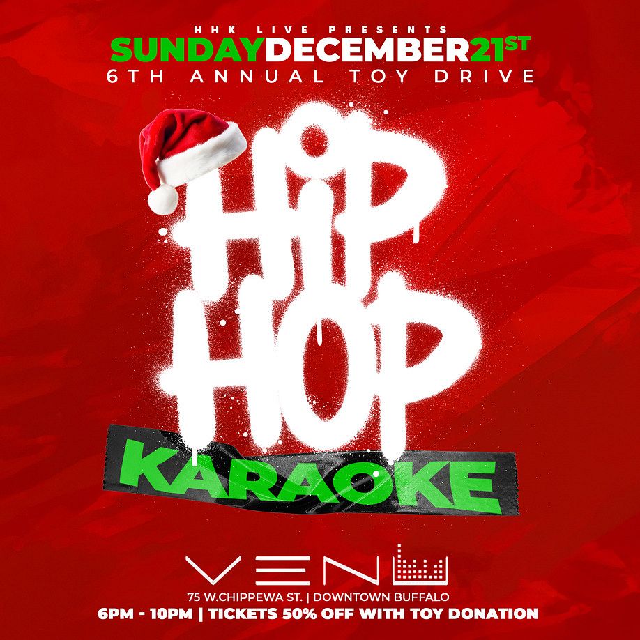 Hip Hop Karaoke: Toy Drive Tickets at VENU in Buffalo by VENU | Tixr