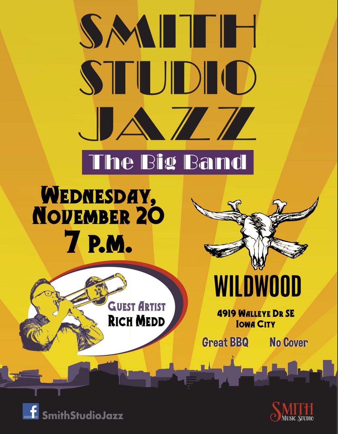 Smith Studio Jazz - The Big Band Tickets at Wildwood in Iowa City by ...