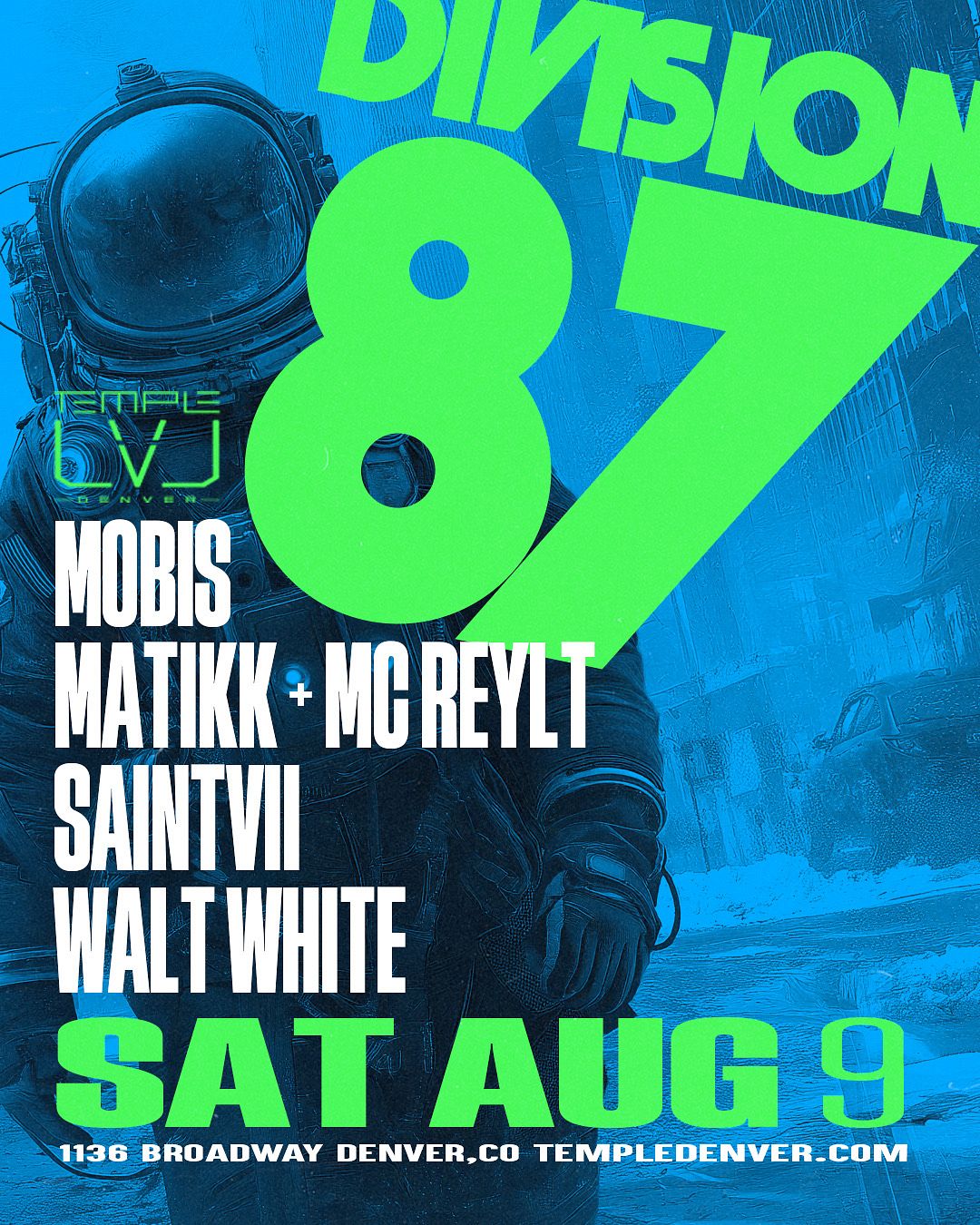 Division 87 in LVL Tickets at Temple Nightclub in Denver by Temple ...