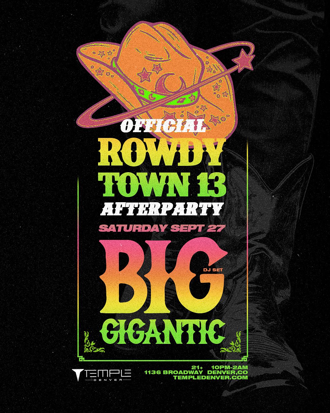 Official Afterparty: Big Gigantic (DJ Set) Tickets at Temple Nightclub ...