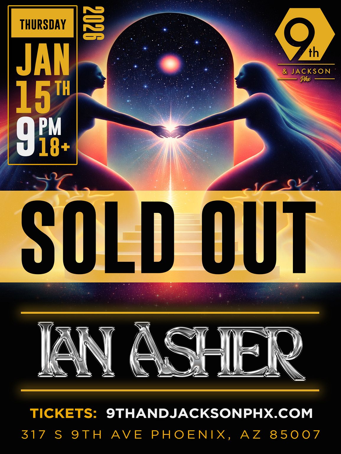 Ian Asher Tickets at 9th & Jackson in Phoenix by 9th & Jackson PHX | Tixr