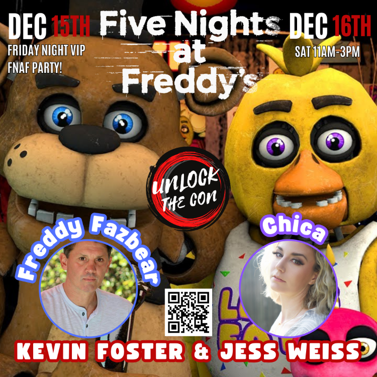 Unlock The Con Presents: FNAF LIVE Tickets at Auburn Outlet Mall in ...