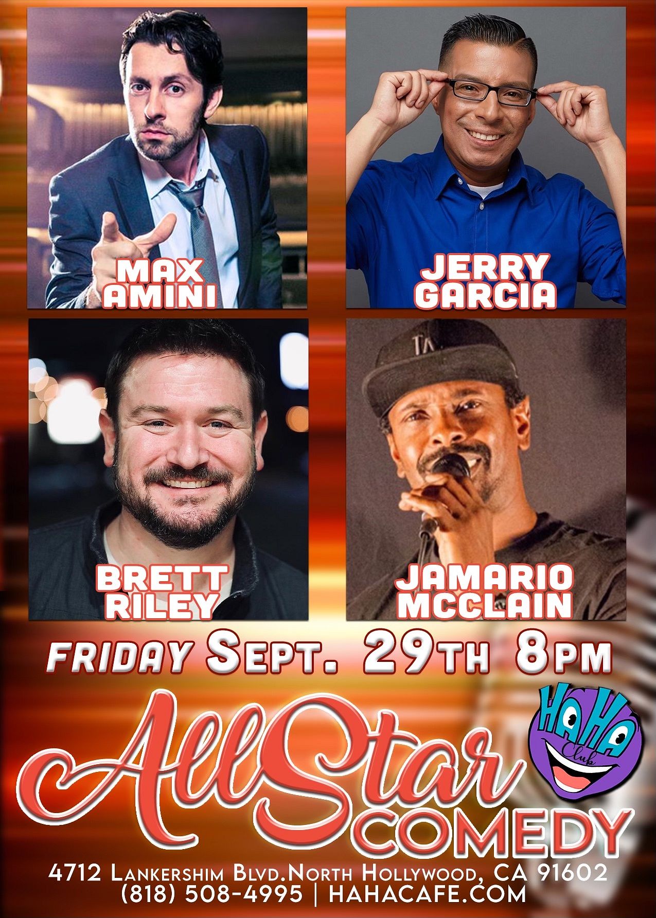 ALL STAR COMEDY Tickets at Ha Ha Comedy Club in Los Angeles by Haha ...