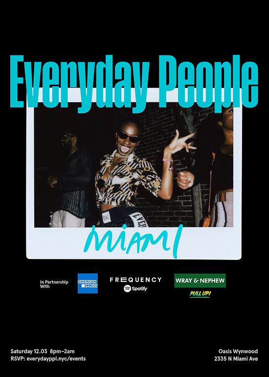 Everyday People Miami Tickets at Oasis Wynwood in Miami by Oasis ...