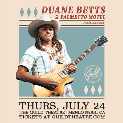Duane Betts & Palmetto Motel Tickets at The Guild Theatre in Menlo Park ...