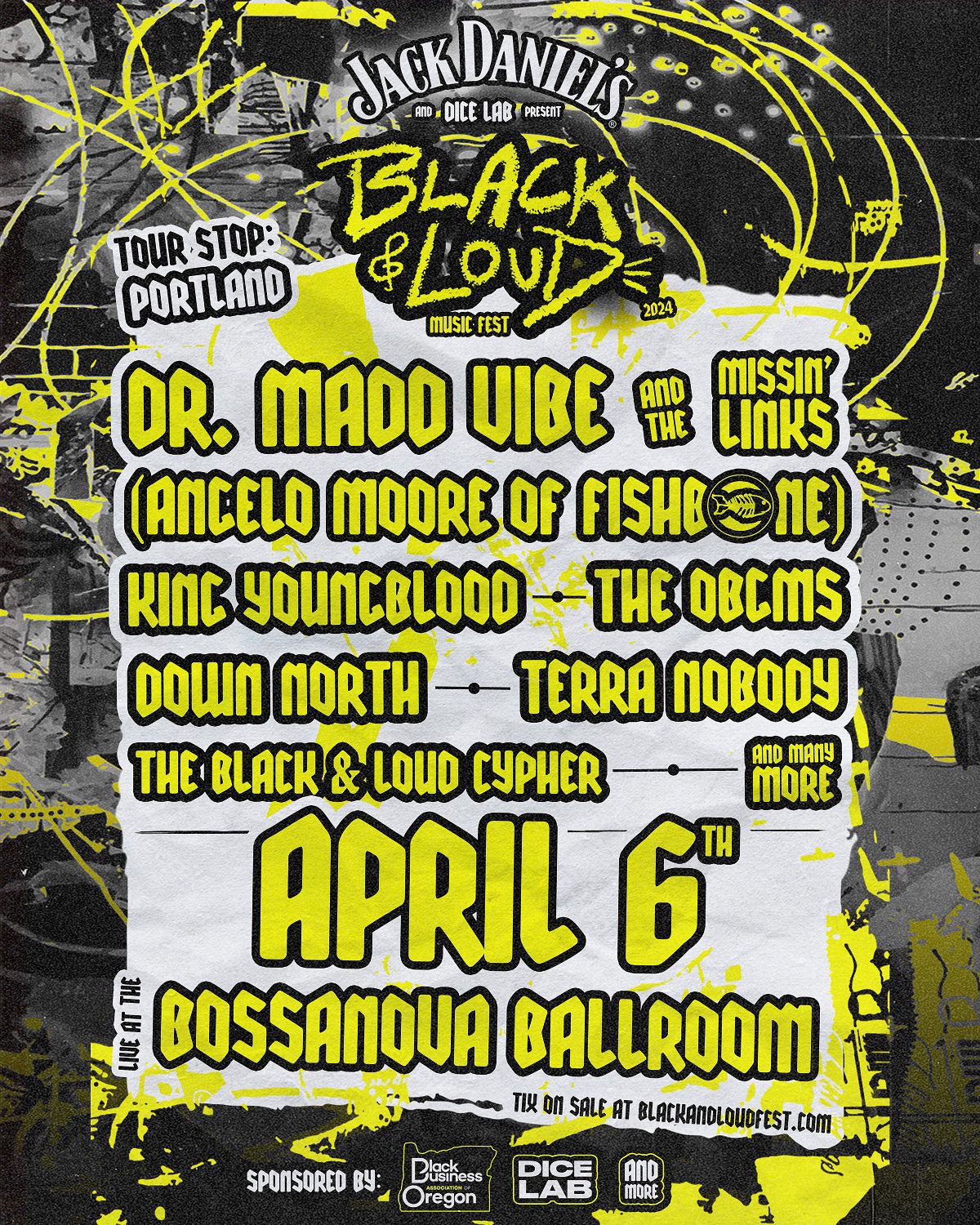 Black and Loud Festival Portland 2024 Tickets at Bossanova Ballroom in ...