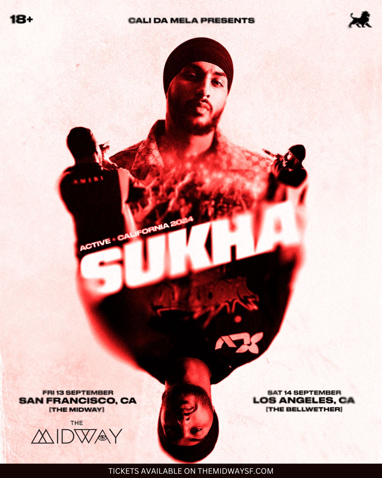 SUKHA + SUPREME SIDHU LIVE IN CONCERT Tickets at The Midway in San ...