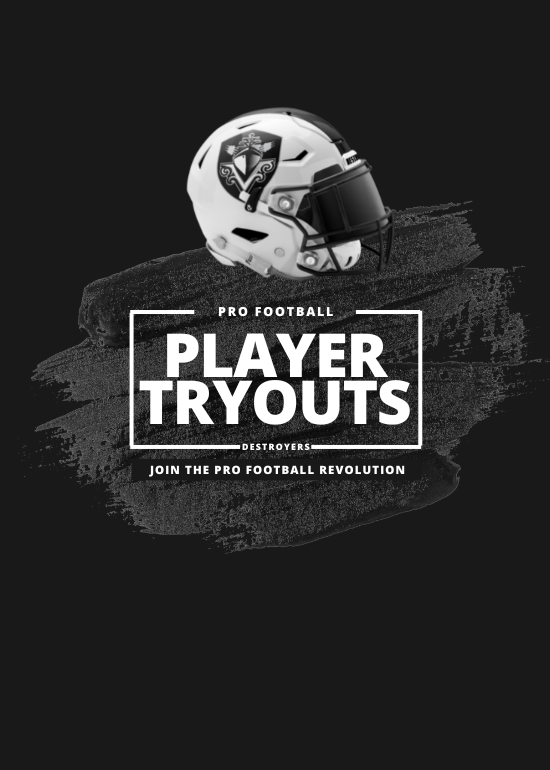 Virginia Beach Destroyers Player Tryouts Tickets at Stoney Run Athletic ...