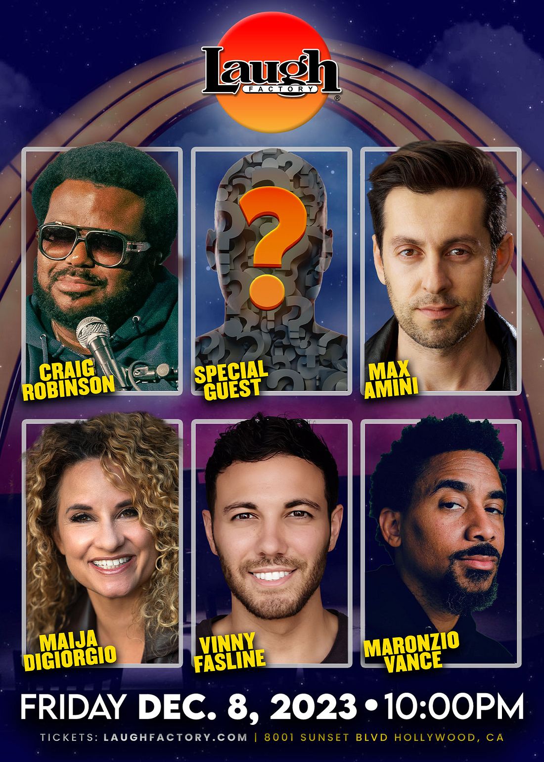 Laugh Factory All Stars! Tickets at Laugh Factory Hollywood in Los ...