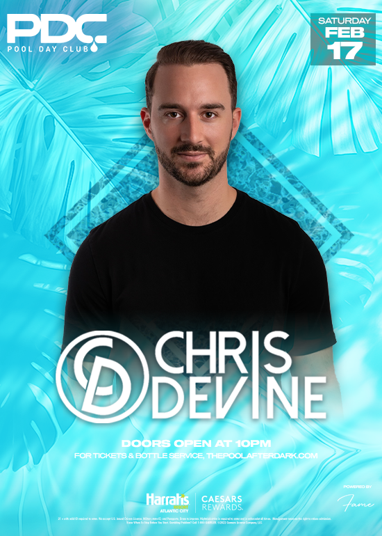CHRIS DEVINE at The Pool Day Club - 17 FEB 2024