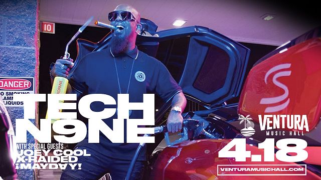 Tech N9ne w/ Joey Cool, X-Raided & Mayday! Tickets at Ventura Music ...
