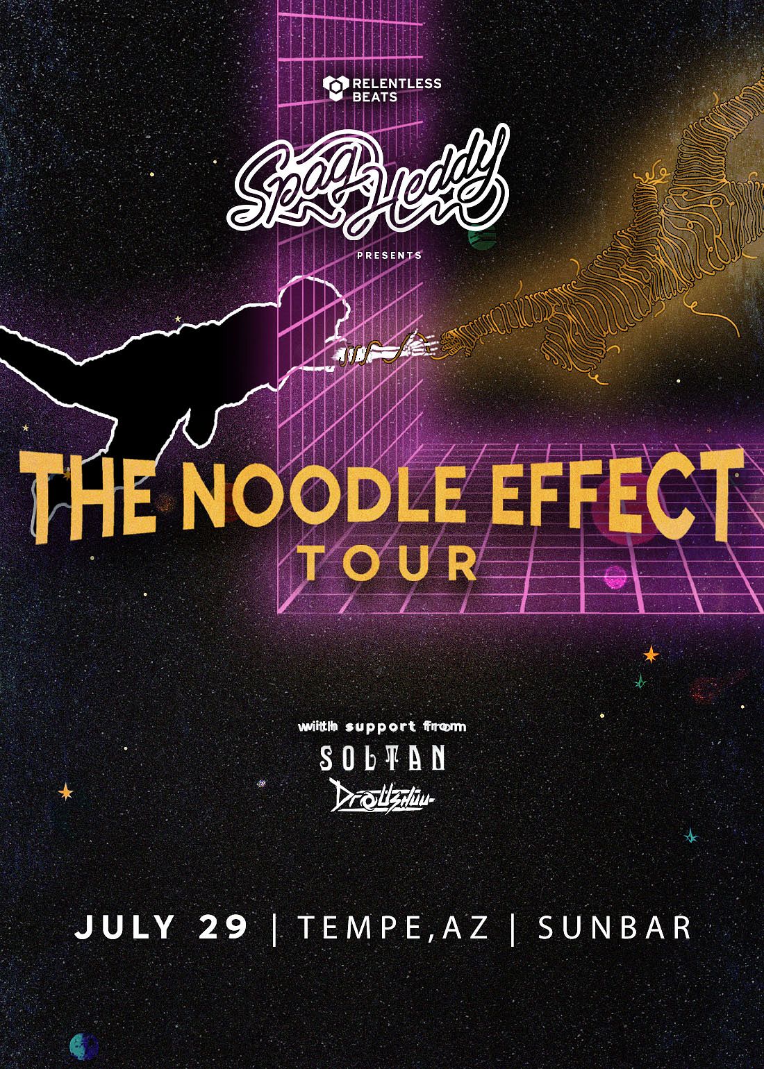 Spag Heddy Tickets at Sunbar Tempe in Tempe by .Relentless Beats | Tixr