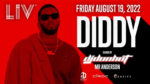 Diddy Tickets at LIV in Miami Beach by LIV | Tixr