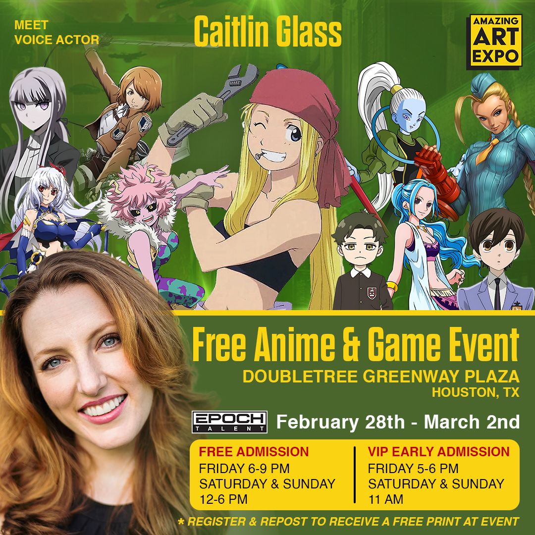 Free Anime & Game Art Expo: Houston Tickets at DoubleTree by Hilton ...