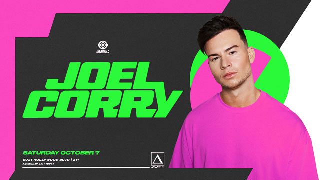 Joel Corry Tickets at Academy Nightclub in Los Angeles by Academy | Tixr