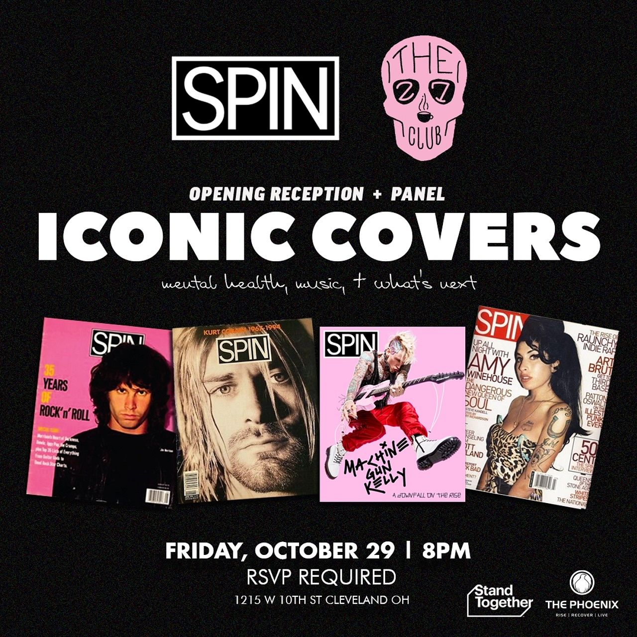 SPIN x 27 CLUB Opening Reception 10/29 Tickets at Machine Gun Kelly's ...