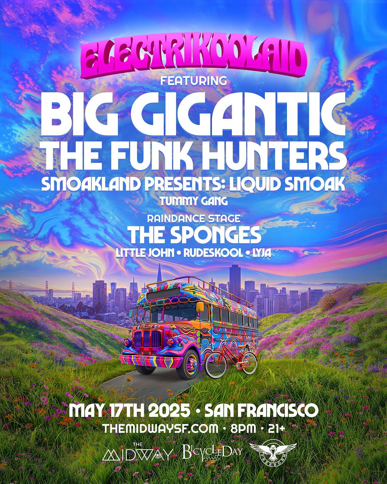 ElectriKoolaid Tickets at The Midway in San Francisco by The Midway SF ...