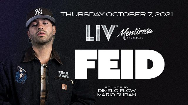 Feid Tickets at LIV in Miami Beach by LIV | Tixr