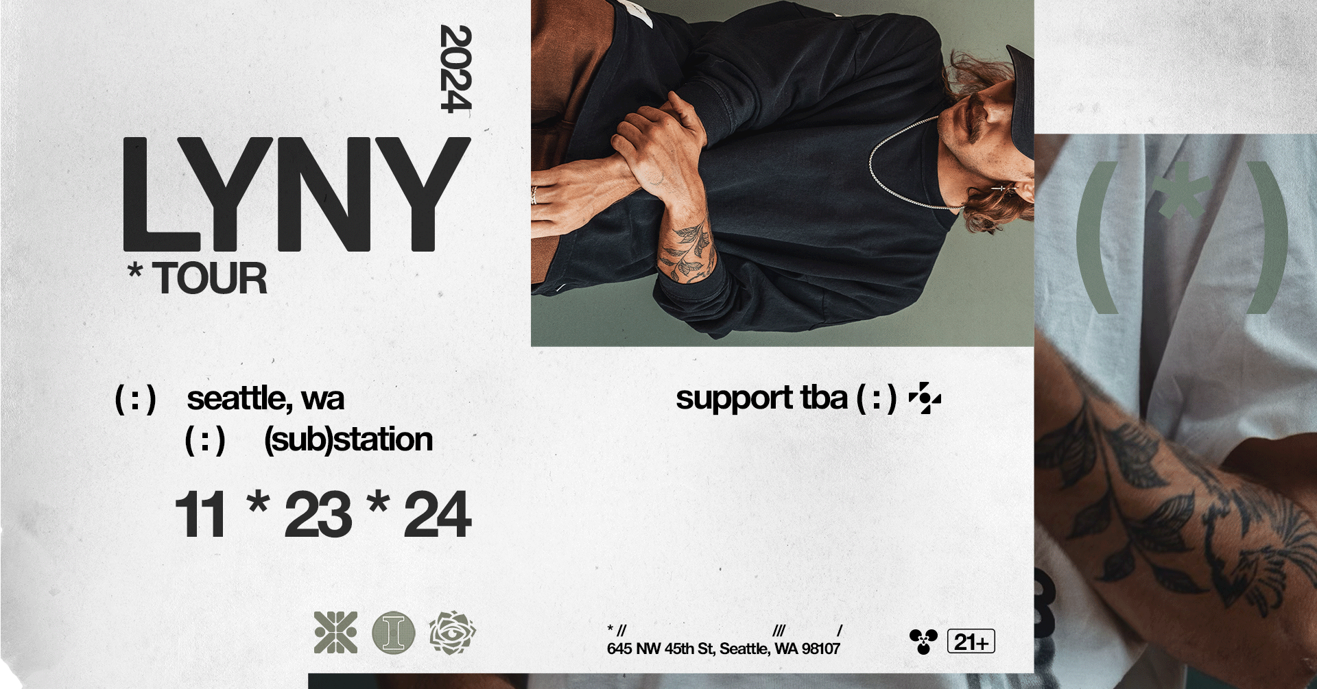 LYNY At Substation Tickets at Substation Seattle in Seattle by Rose ...