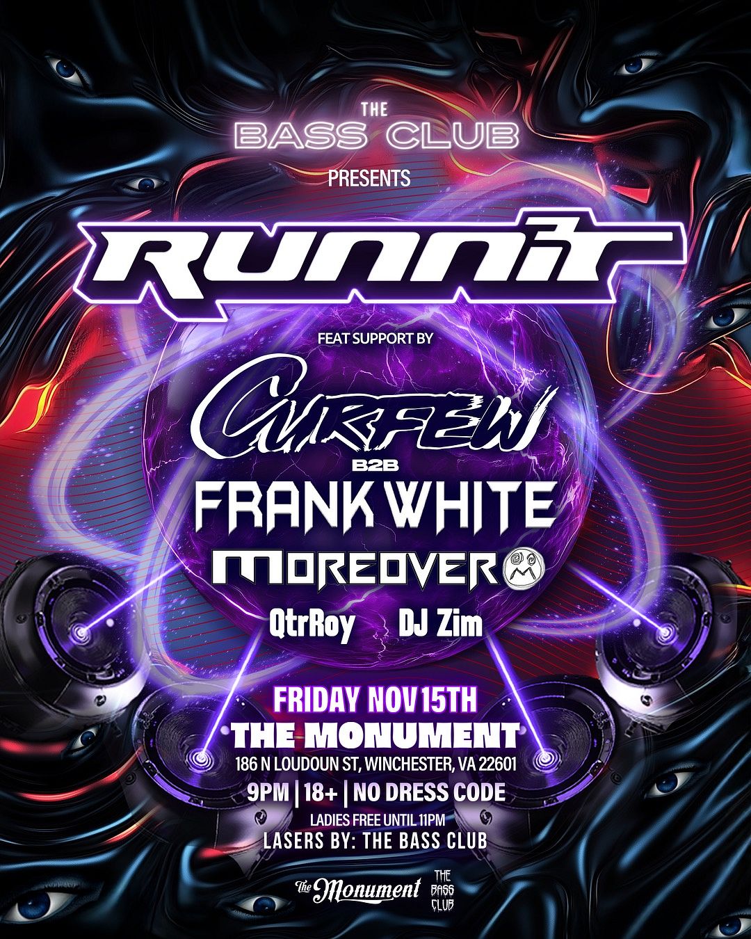 The Bass Club | Runnit Edition Tickets at The Monument in Winchester by ...